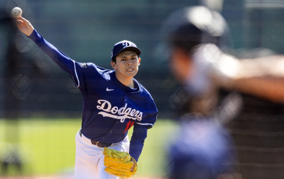 Dodgers 'Pleased' With Roki Sasaki's Spring Training Debut Despite ...