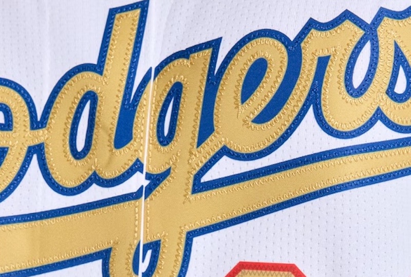 Los Angeles Dodgers Gold Series Jersey & Cap For 2025 Season