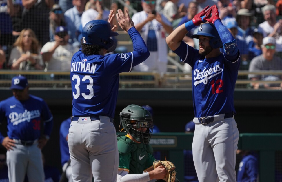 David Bote & James Outman impress in Dodgers Spring Training win
