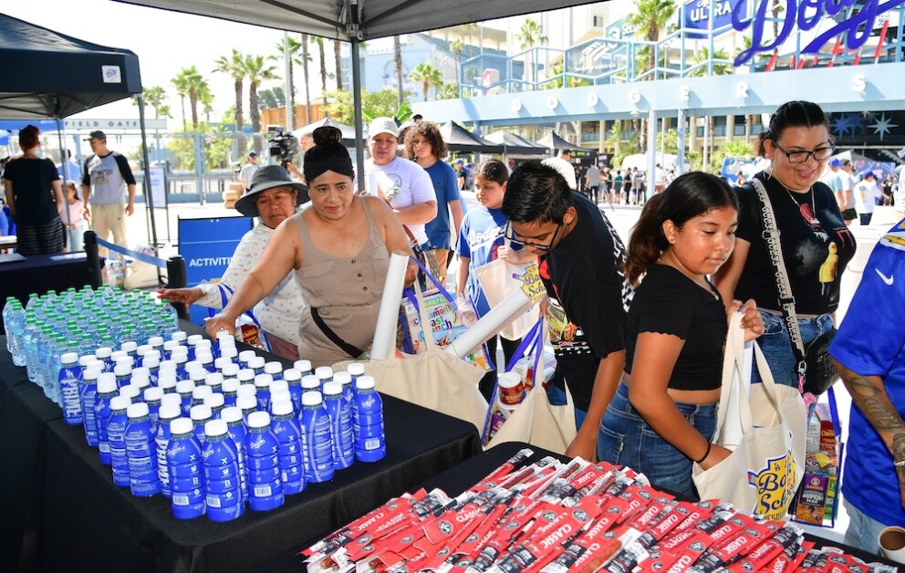 Alex Freeland, Jack Dreyer Participate In Dodgers' Back-To-School ...